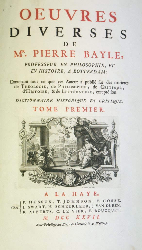 Oeuvres diverses de Mr Pierre Bayle - Le Dicopathe